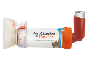 Anti-Static Valved Holding Chamber - AeroChamber Plus* Flow-Vu* Chamber