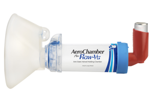 Anti-Static Valved Holding Chamber - AeroChamber Plus* Flow-Vu* Chamber